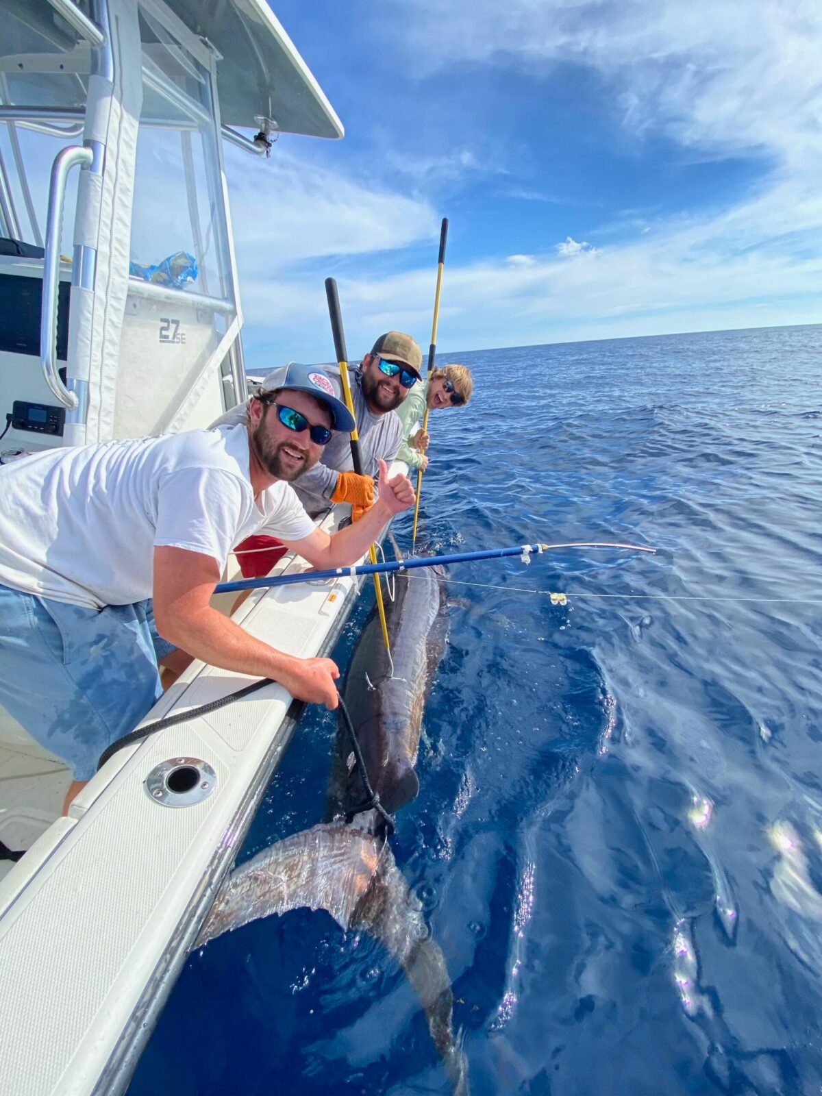 What a catch: Beaufort anglers reel in 490-pound monster swordfish